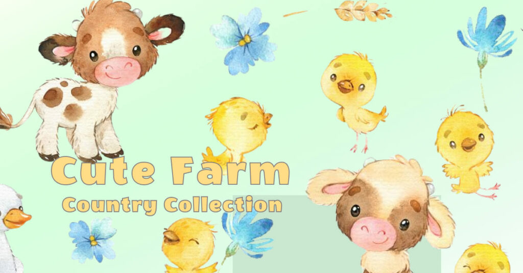 Cute Farm. Country Collection – MasterBundles