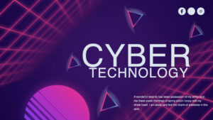 Cyber Technology Presentation: 50 Slides PPTX, KEY, Google Slides ...