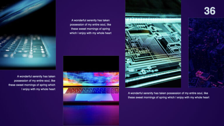 Cyber Technology Presentation: 50 Slides PPTX, KEY, Google Slides ...