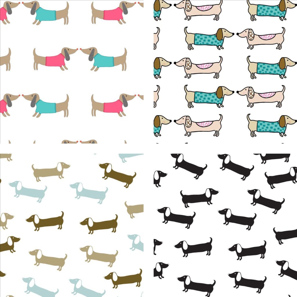 Dachshund Patterns and Illustrations – MasterBundles