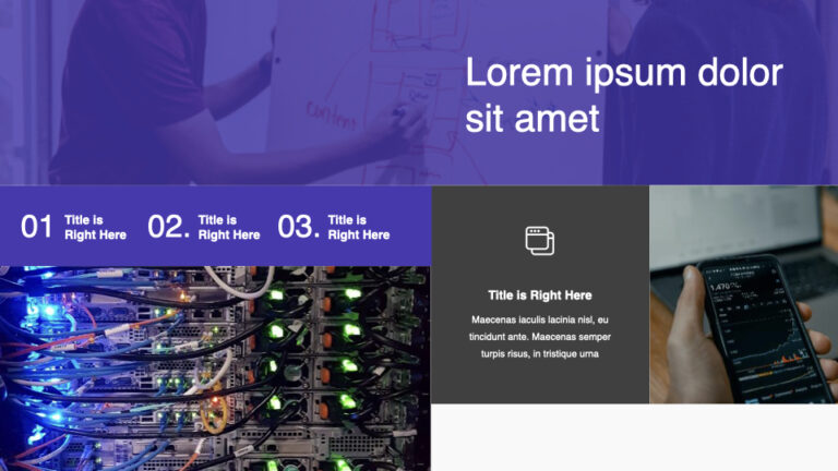 Data Technology Presentation: 50 Slides PPTX, KEY, Google Slides ...