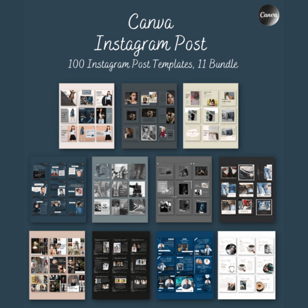 100 Instagram Post Template - MasterBundles