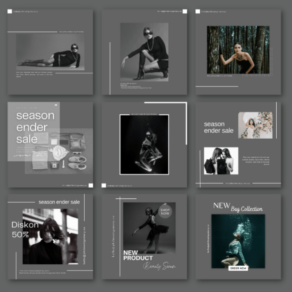 100 Instagram Post Template - MasterBundles