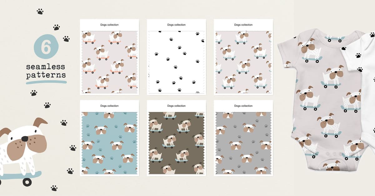 Dogs Patterns – MasterBundles