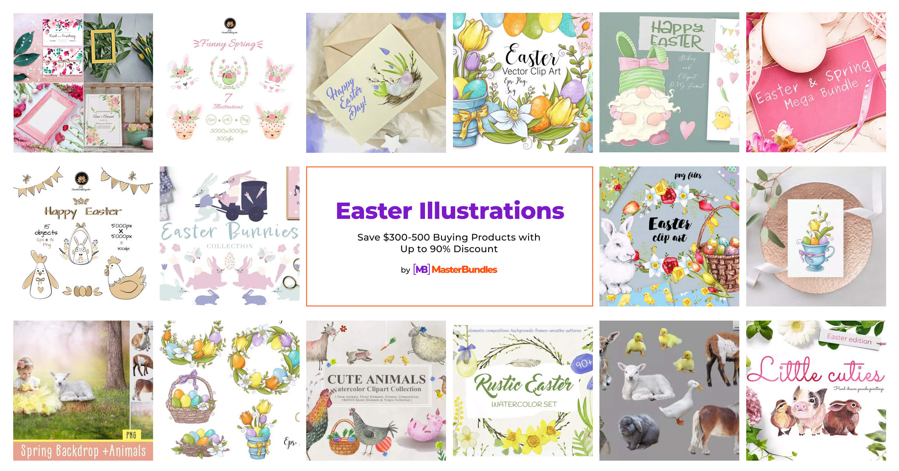 264+ Easter Illustrations 2025 - MasterBundles