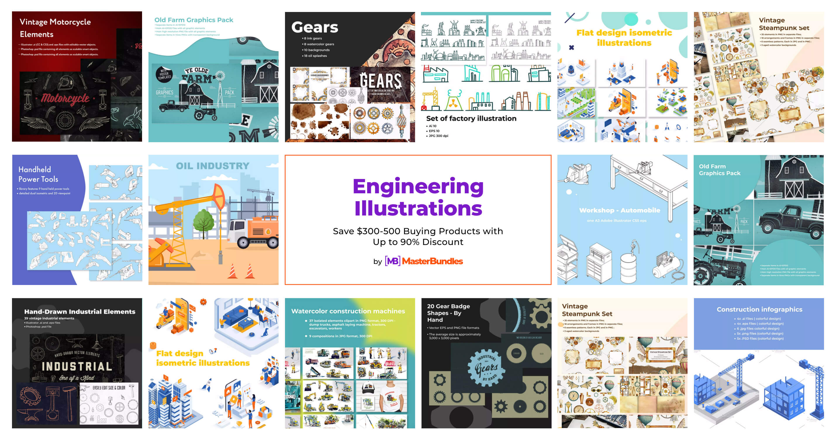 44+ Engineering Illustrations for 2025 - MasterBundles