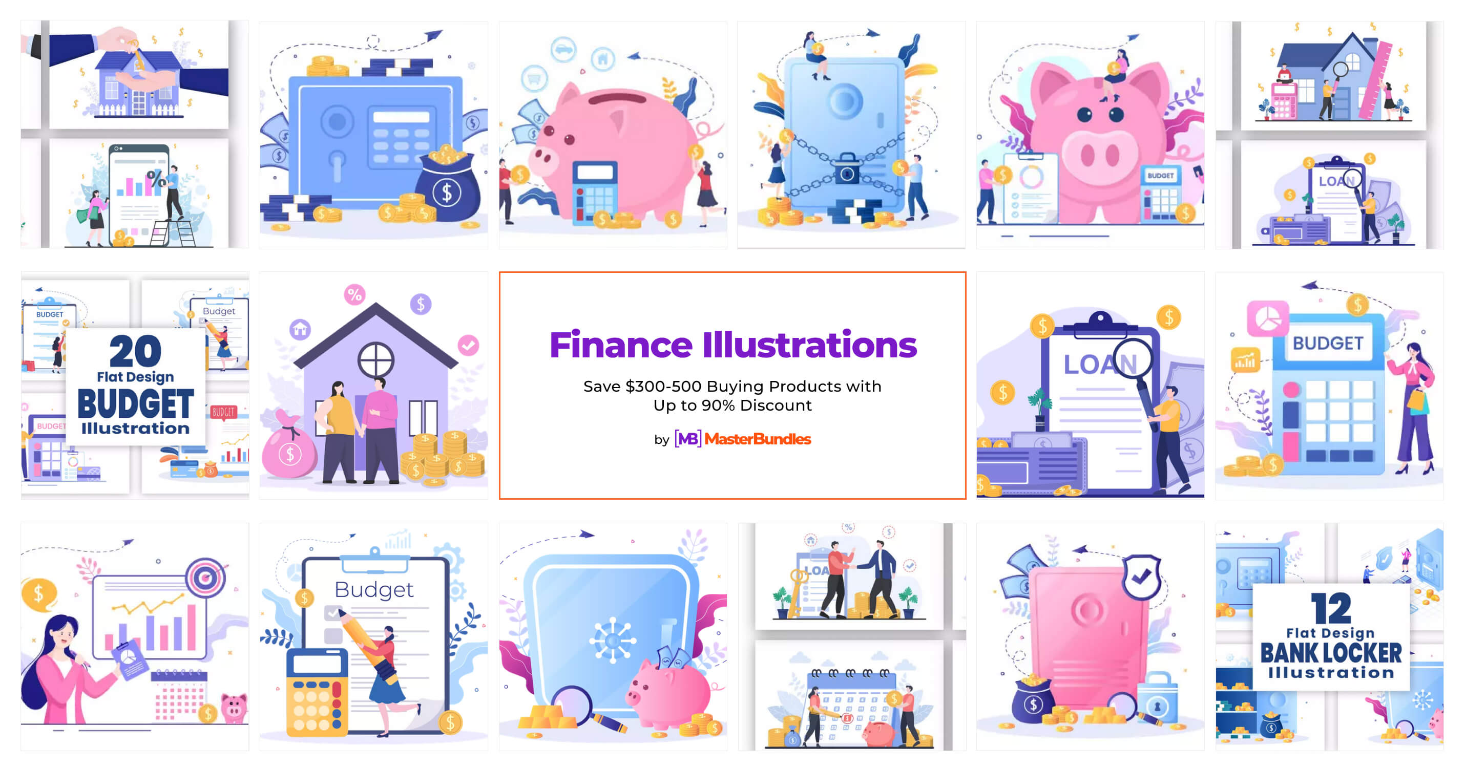 276+ Finance Illustrations for 2025 - MasterBundles