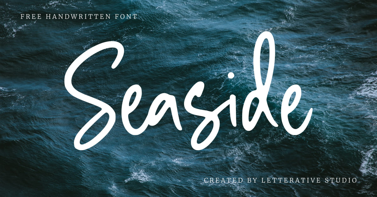 Free Seaside Font – MasterBundles