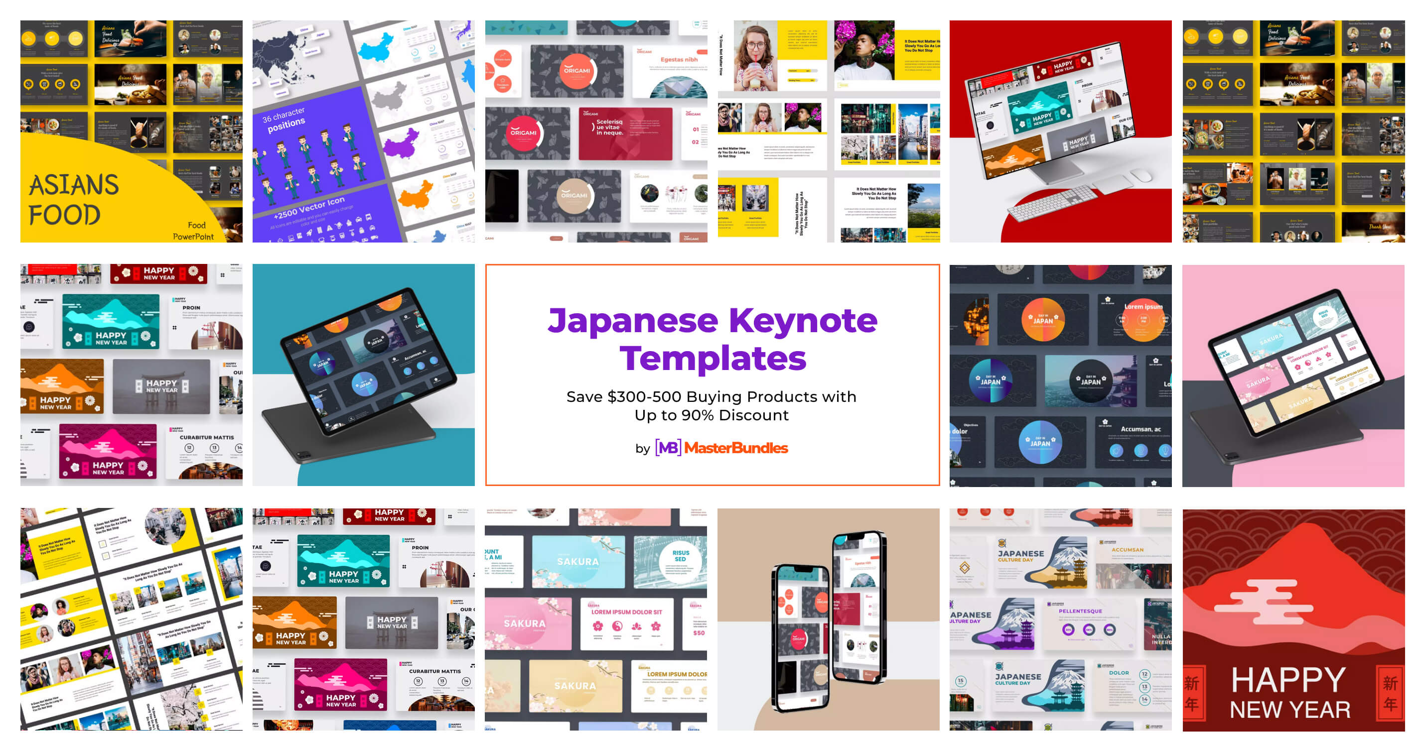 15+ Japanese Keynote Templates for 2025 - MasterBundles