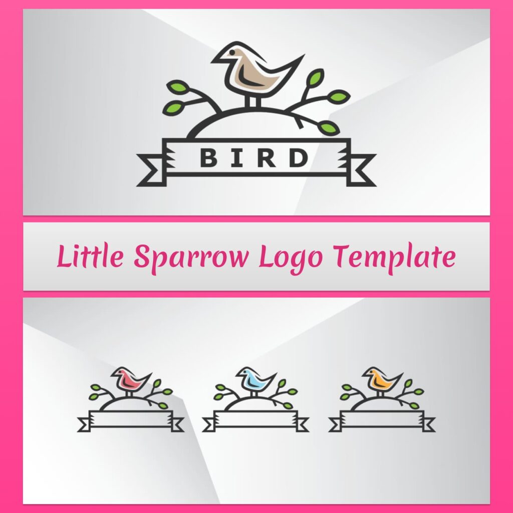 Little Sparrow Logo Template – MasterBundles