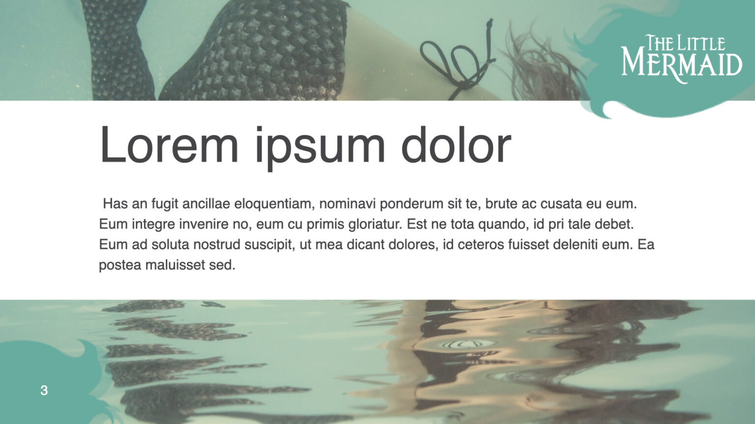 Mermaid Disney Presentation: 50 Slides PPTX, KEY, Google Slides ...