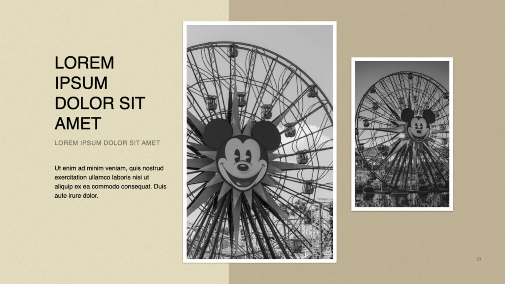 Retro Mickey Disney Presentation: 50 Slides PPTX, KEY, Google Slides ...