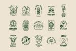 50 Retro Monogram Logo Badges – MasterBundles