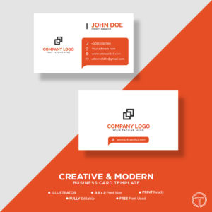 Name Card Vector Design Template - MasterBundles