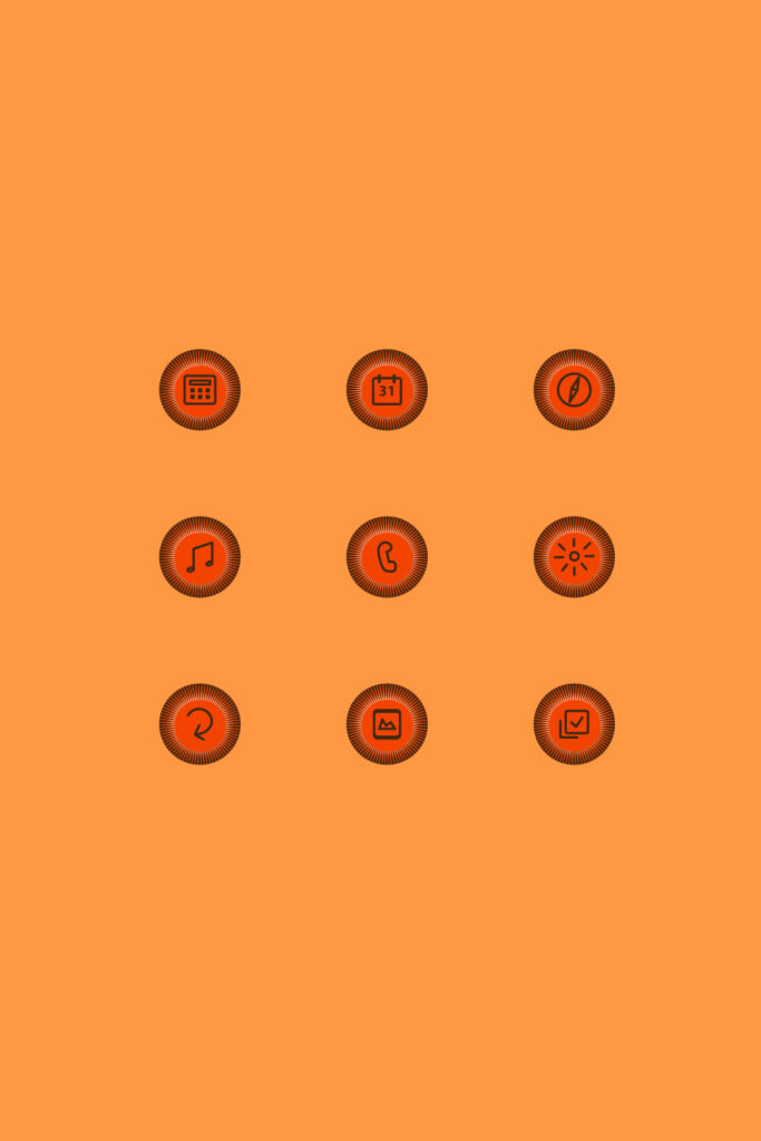Free Orange App Icons – MasterBundles