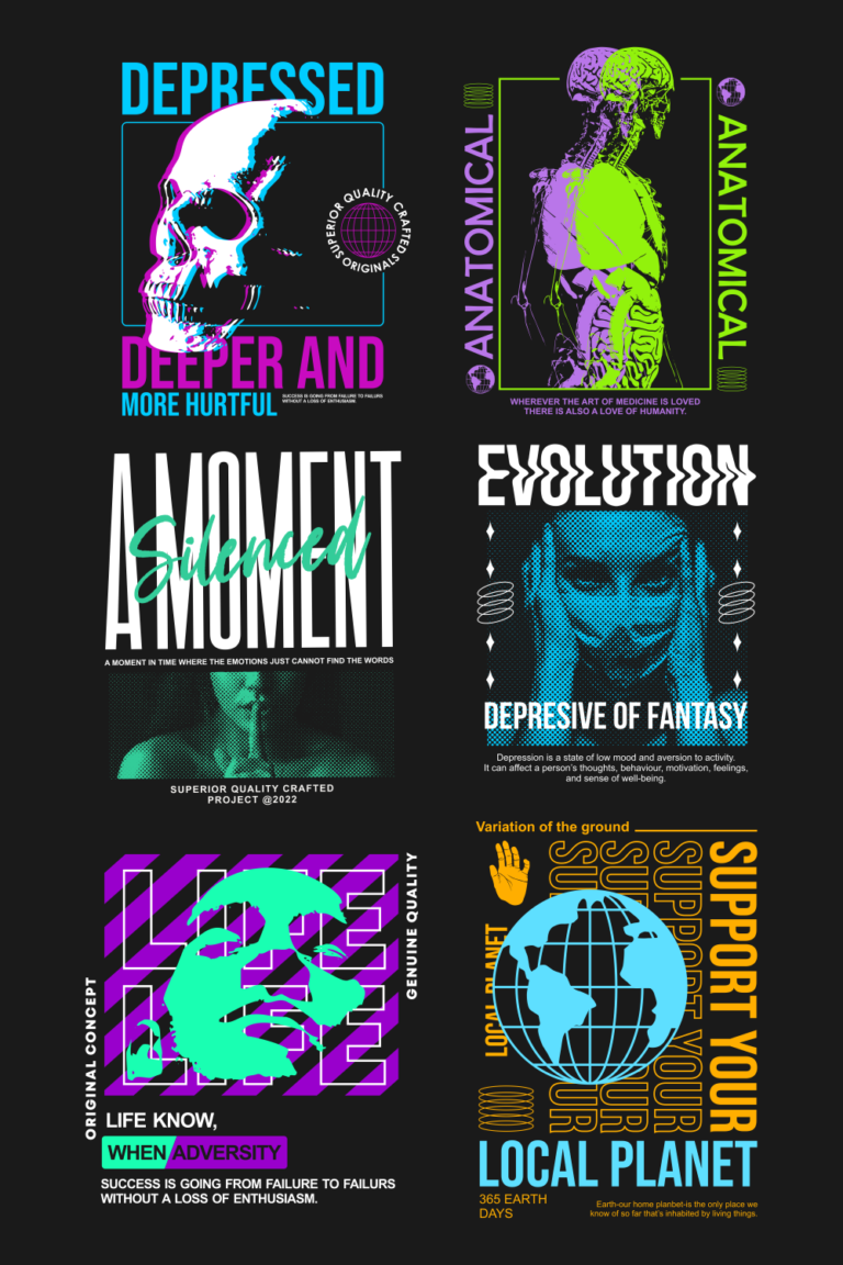 Best urban streetwear typography t-shirt designs bundles, t-shirt ...