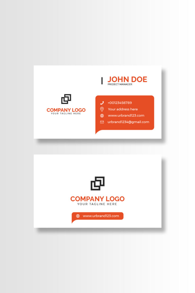 Name Card Vector Design Template - MasterBundles