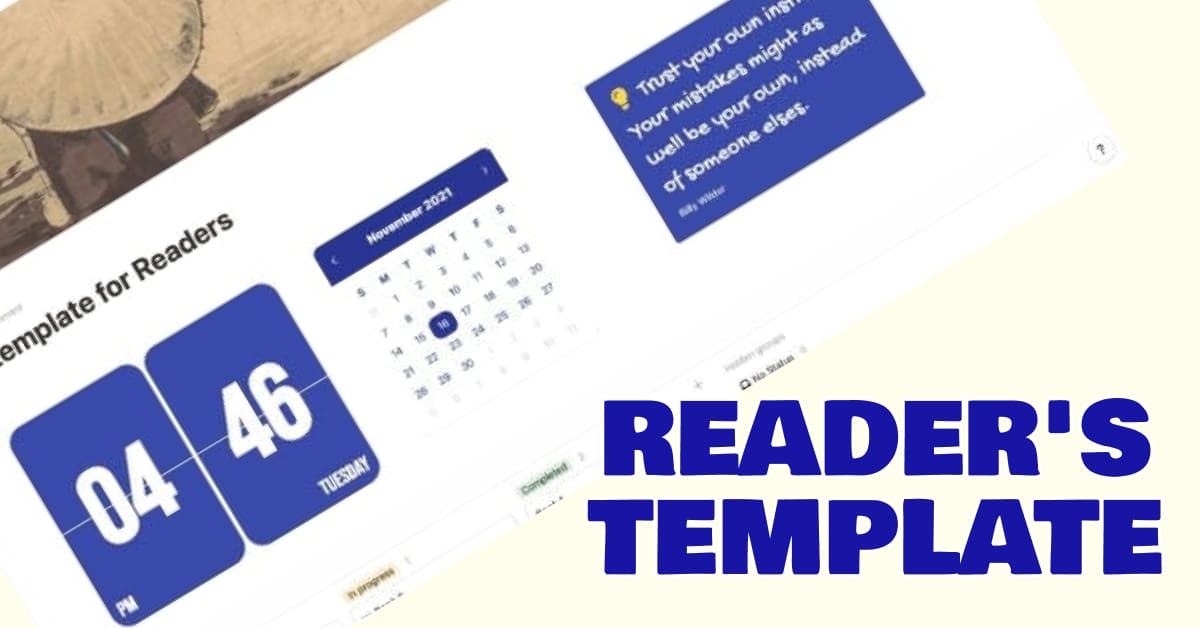 Reader's Template – MasterBundles