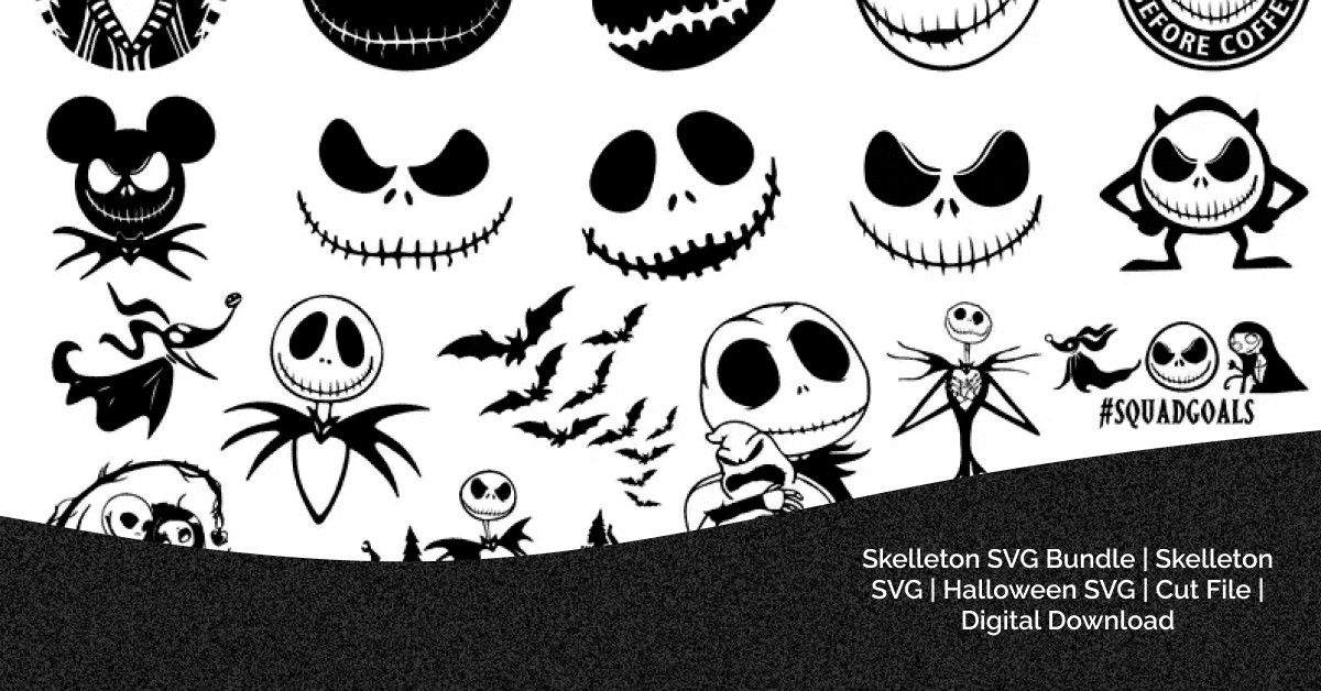 Skelleton SVG Bundle – MasterBundles