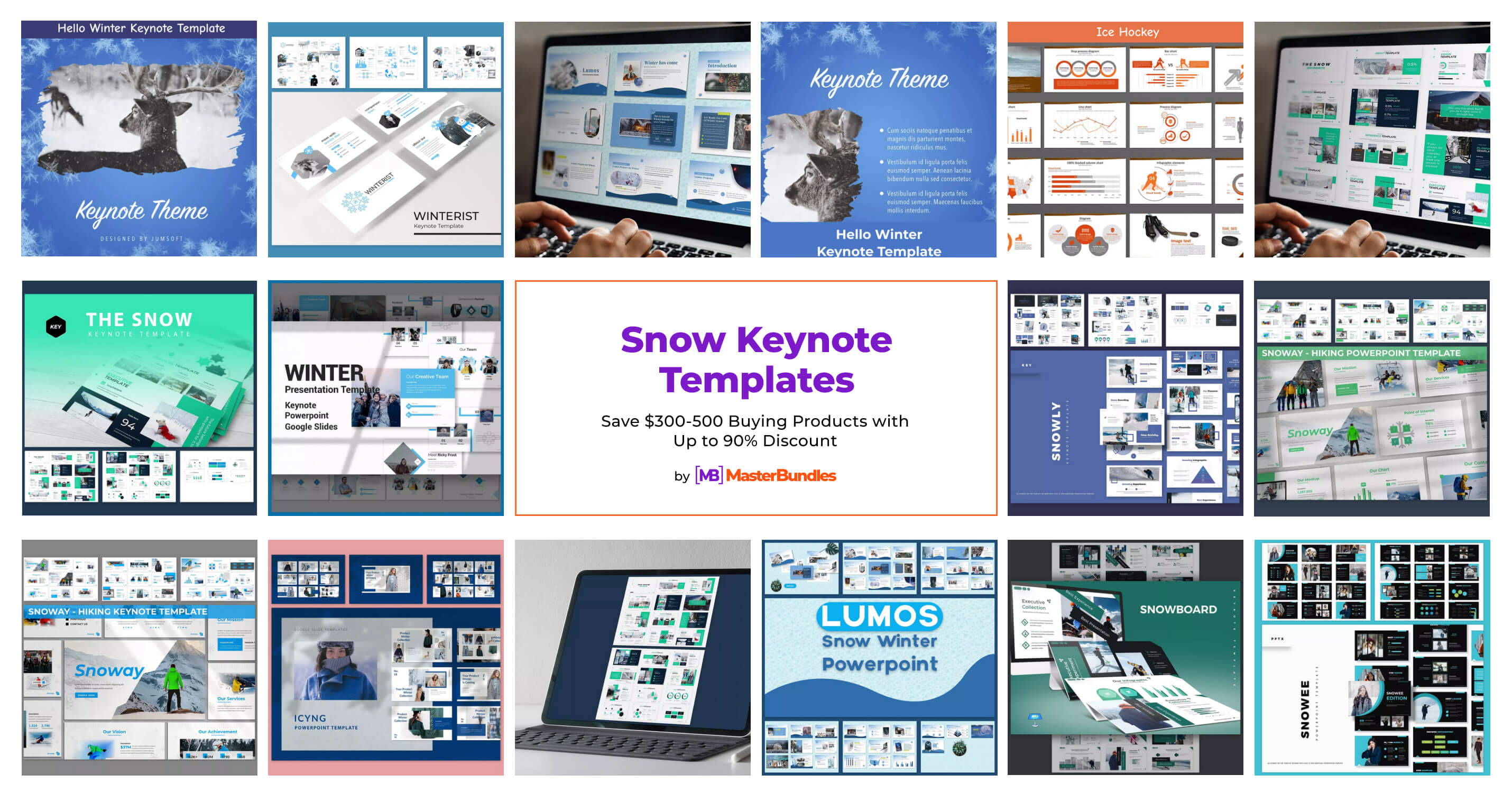 5+ Snow Keynote Templates for 2025 - MasterBundles