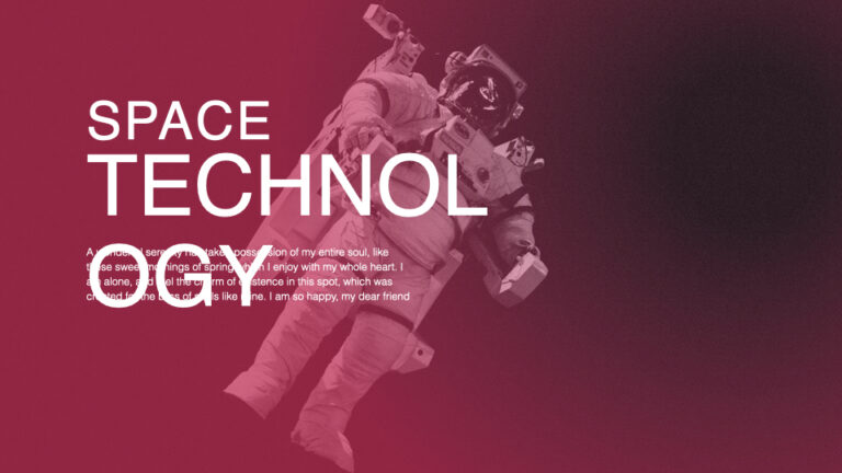 Space Technology Presentation: 50 Slides PPTX, KEY, Google Slides ...
