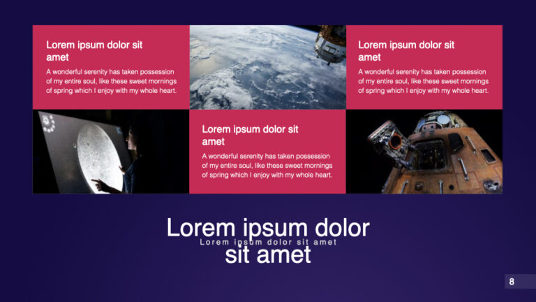 Space Technology Presentation: 50 Slides PPTX, KEY, Google Slides ...