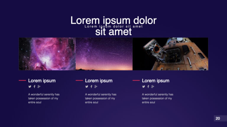 Space Technology Presentation: 50 Slides PPTX, KEY, Google Slides ...