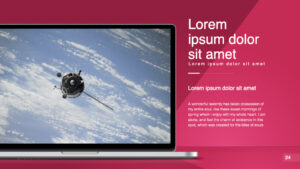 Space Technology Presentation: 50 Slides PPTX, KEY, Google Slides ...