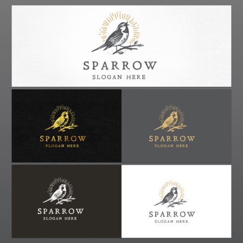 Sparrow Logo Template – MasterBundles