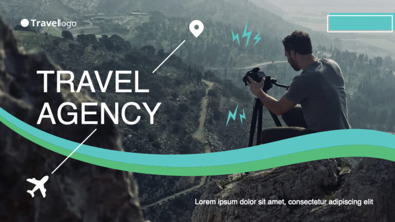 Travel Agency Presentation: 50 Slides PPTX, KEY, Google Slides | Master ...