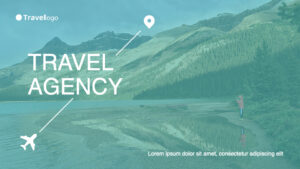 Travel Agency Presentation: 50 Slides PPTX, KEY, Google Slides | Master ...