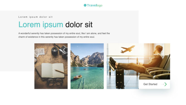 Travel Agency Presentation: 50 Slides PPTX, KEY, Google Slides | Master ...