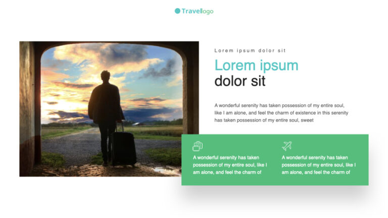 Travel Agency Presentation: 50 Slides PPTX, KEY, Google Slides | Master ...