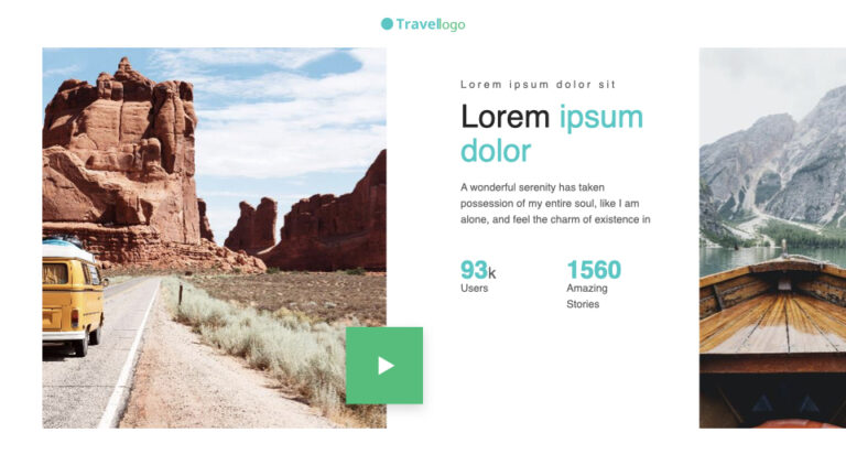 Travel Agency Presentation: 50 Slides PPTX, KEY, Google Slides | Master ...