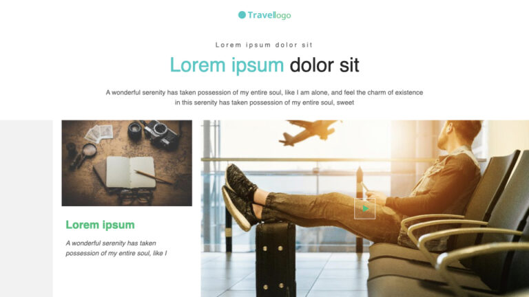 Travel Agency Presentation: 50 Slides PPTX, KEY, Google Slides | Master ...