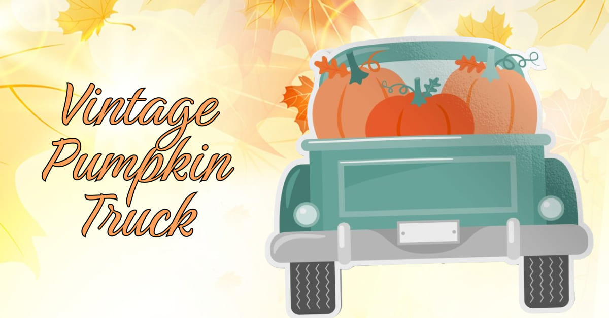 Vintage Pumpkin Truck Clipart – MasterBundles