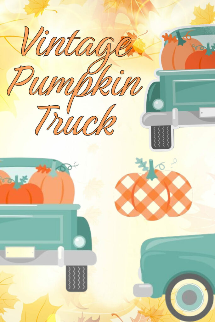 Vintage Pumpkin Truck Clipart – MasterBundles