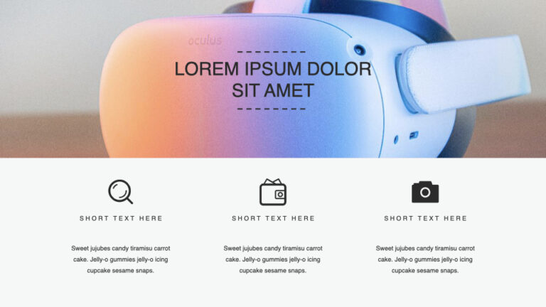 VR Technology Presentation: 50 Slides PPTX, KEY, Google Slides ...