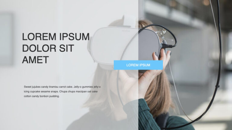 VR Technology Presentation: 50 Slides PPTX, KEY, Google Slides ...