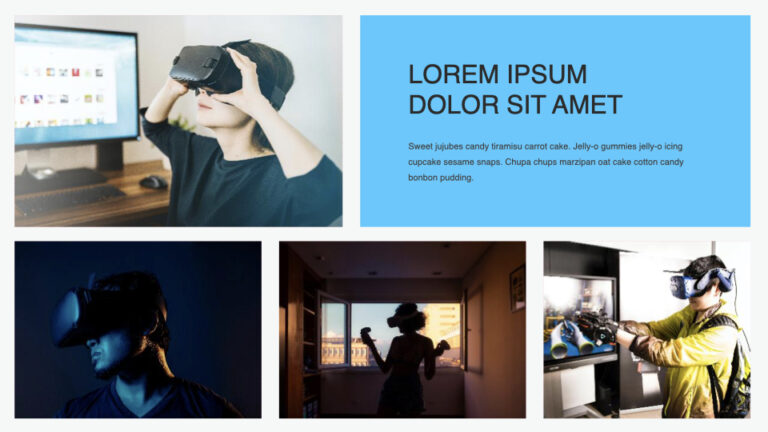 VR Technology Presentation: 50 Slides PPTX, KEY, Google Slides ...