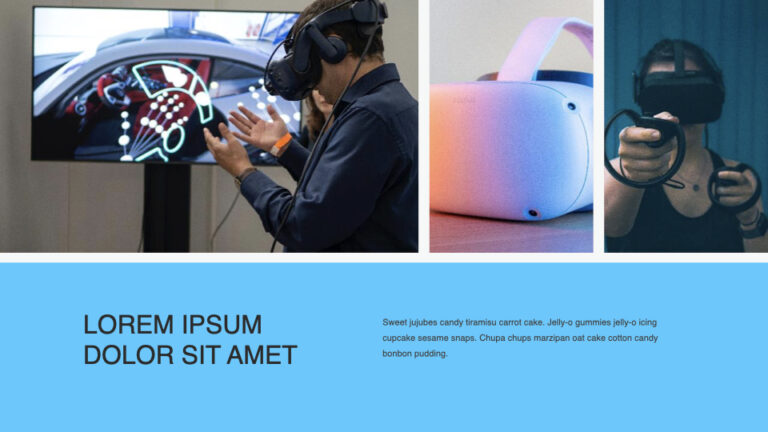 VR Technology Presentation: 50 Slides PPTX, KEY, Google Slides ...