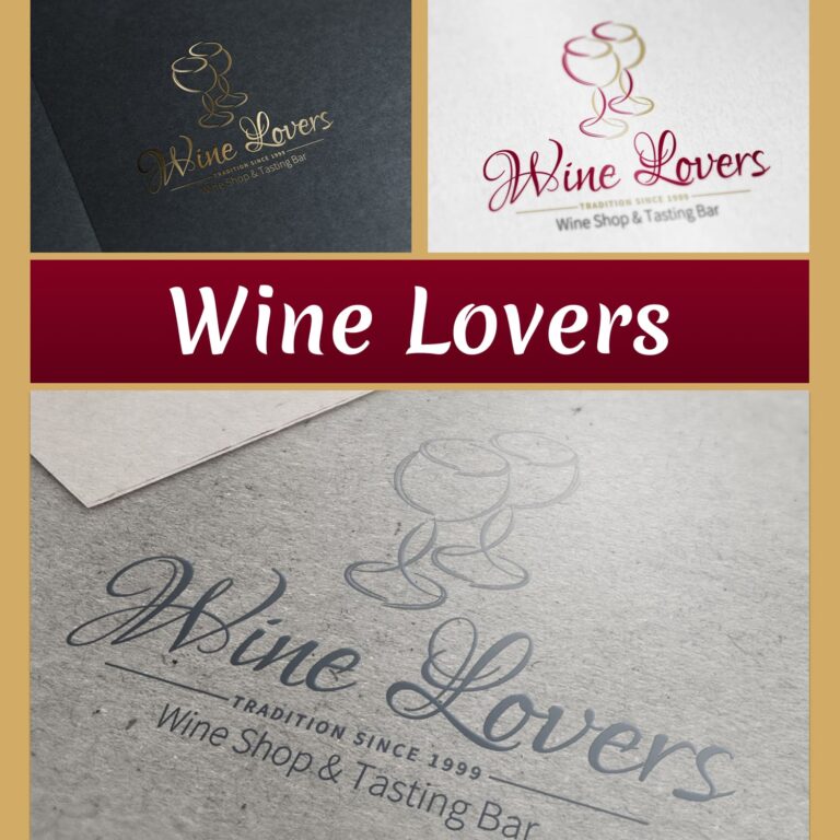 Abstract Mark Logo - Wine Logo - Business Logo - MasterBundles