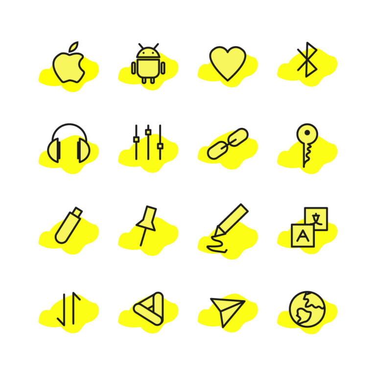 Free Yellow Icons – MasterBundles