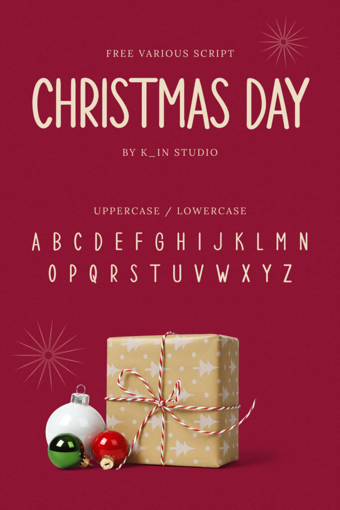 Free Christmas Day Font – MasterBundles
