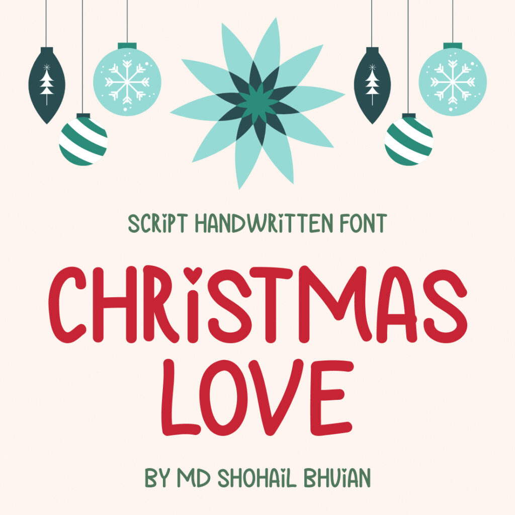 Christmas Love Free Font – MasterBundles