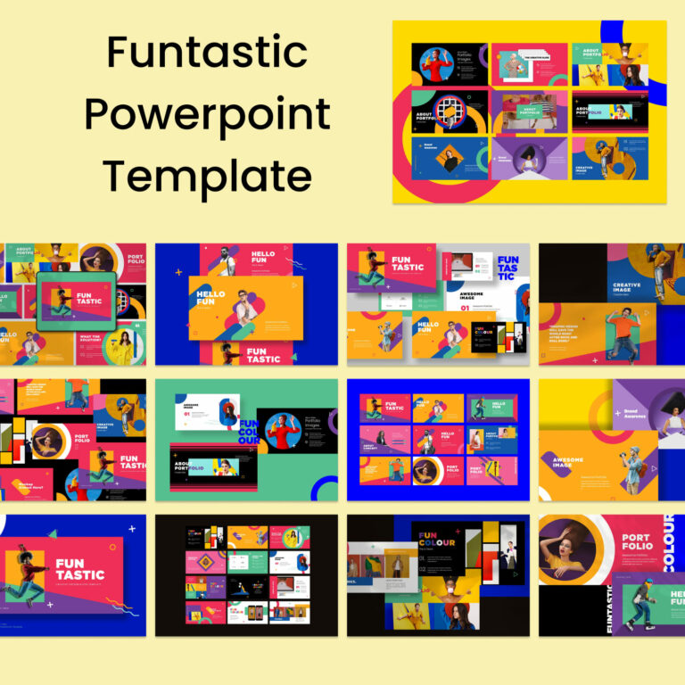 Funtastic Colorful Powerpoint Template – MasterBundles