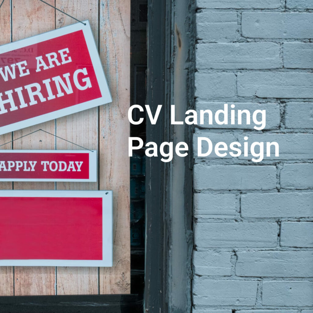 CV Landing Page Template – MasterBundles