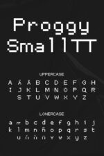 Proggy Small Free Font – MasterBundles