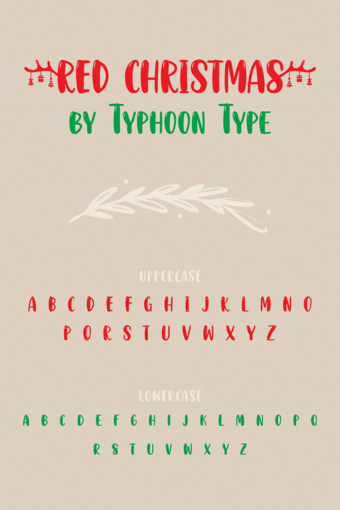 Free Red Christmas Font – MasterBundles