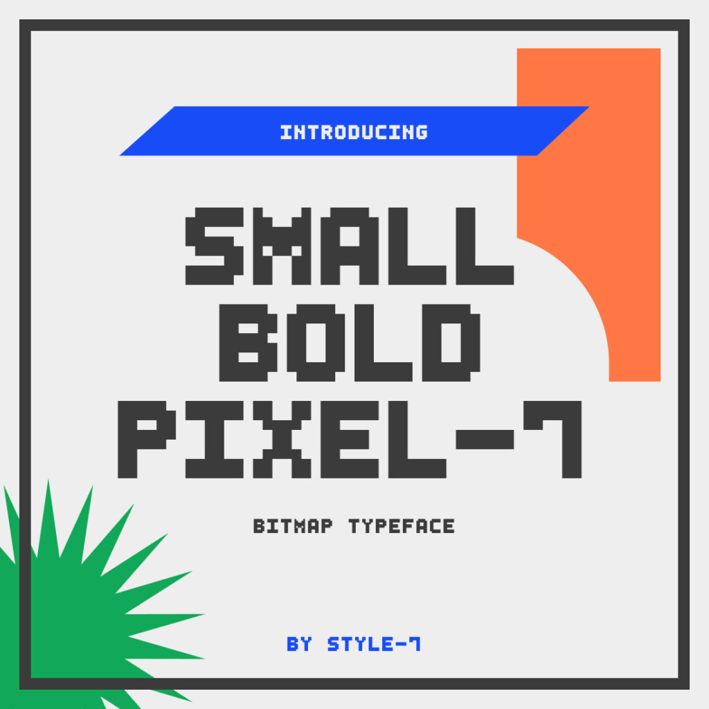 Small Bold Pixel-7 Free Font – MasterBundles